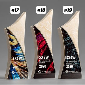 Crystal Trophy Award, Best Employee, Retirement, Appreciation Gift ...