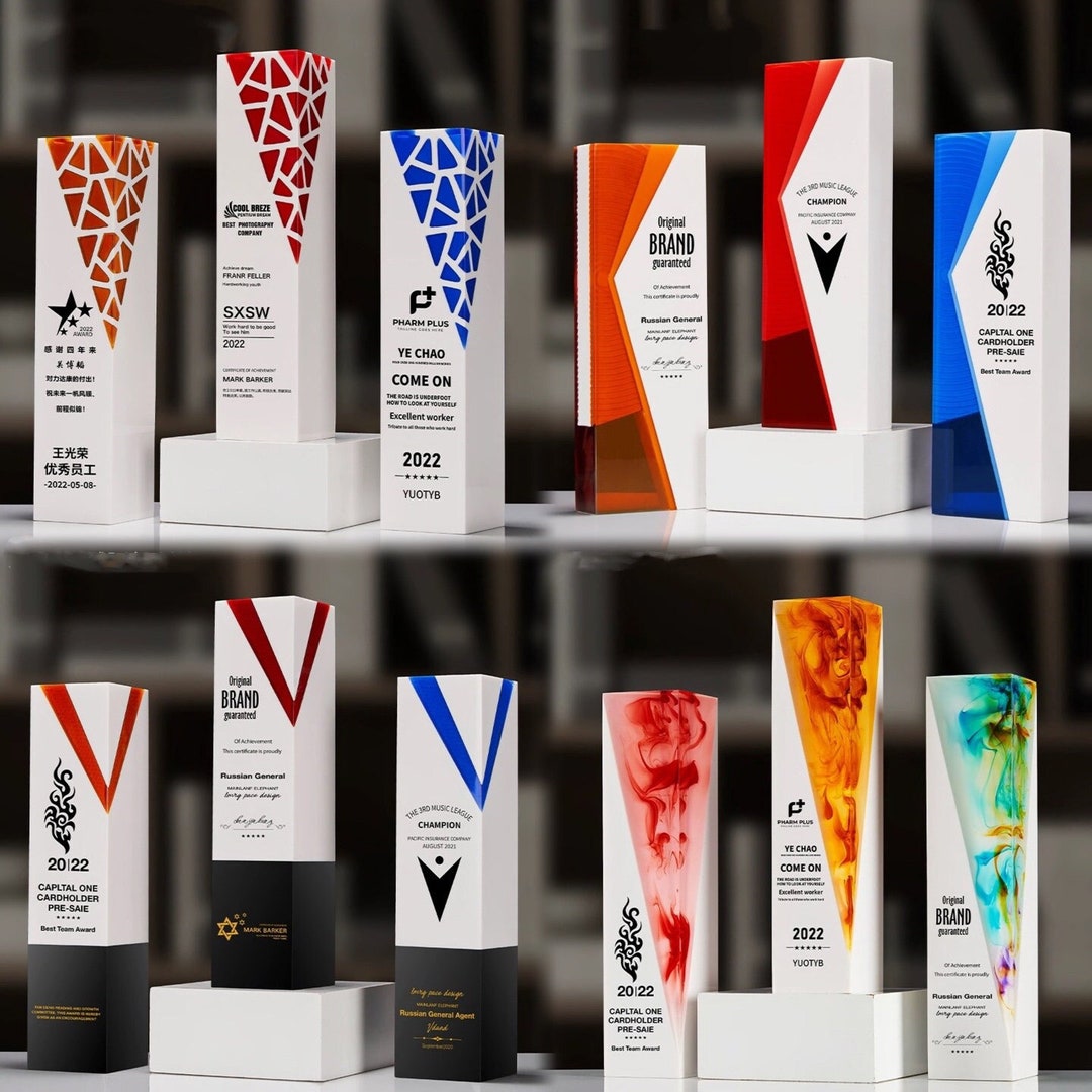 Personalized Trophy Award, Recognition Plaque, Gifts for Business ...