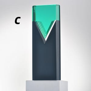V-shaped Custom Trophy Award, Recognition Plaque, Best Employee ...