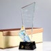 Personalized Trophy Award, Engraved Crystal Trophy, Customize Corporate ...