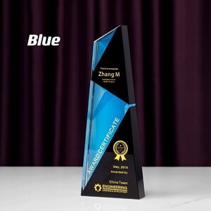 Crystal Trophy Award, Best Employee, Retirement, Appreciation Gift ...