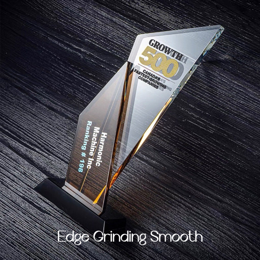 Personalized Trophy Award, Engraved Crystal Trophy, Customize Corporate ...