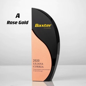 Custom Trophy Award, Add Logo, Engraved Crystal Sail Trophy, Corporate ...