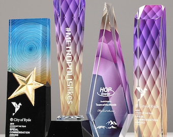 Personalized Trophy Award, Custom Engraved Trophy, Corporate Trophy ...