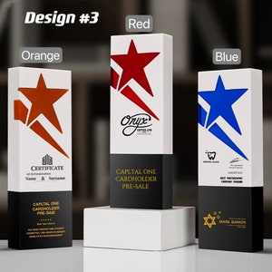 Personalized Trophy Award, Recognition Plaque, Gifts for Business ...