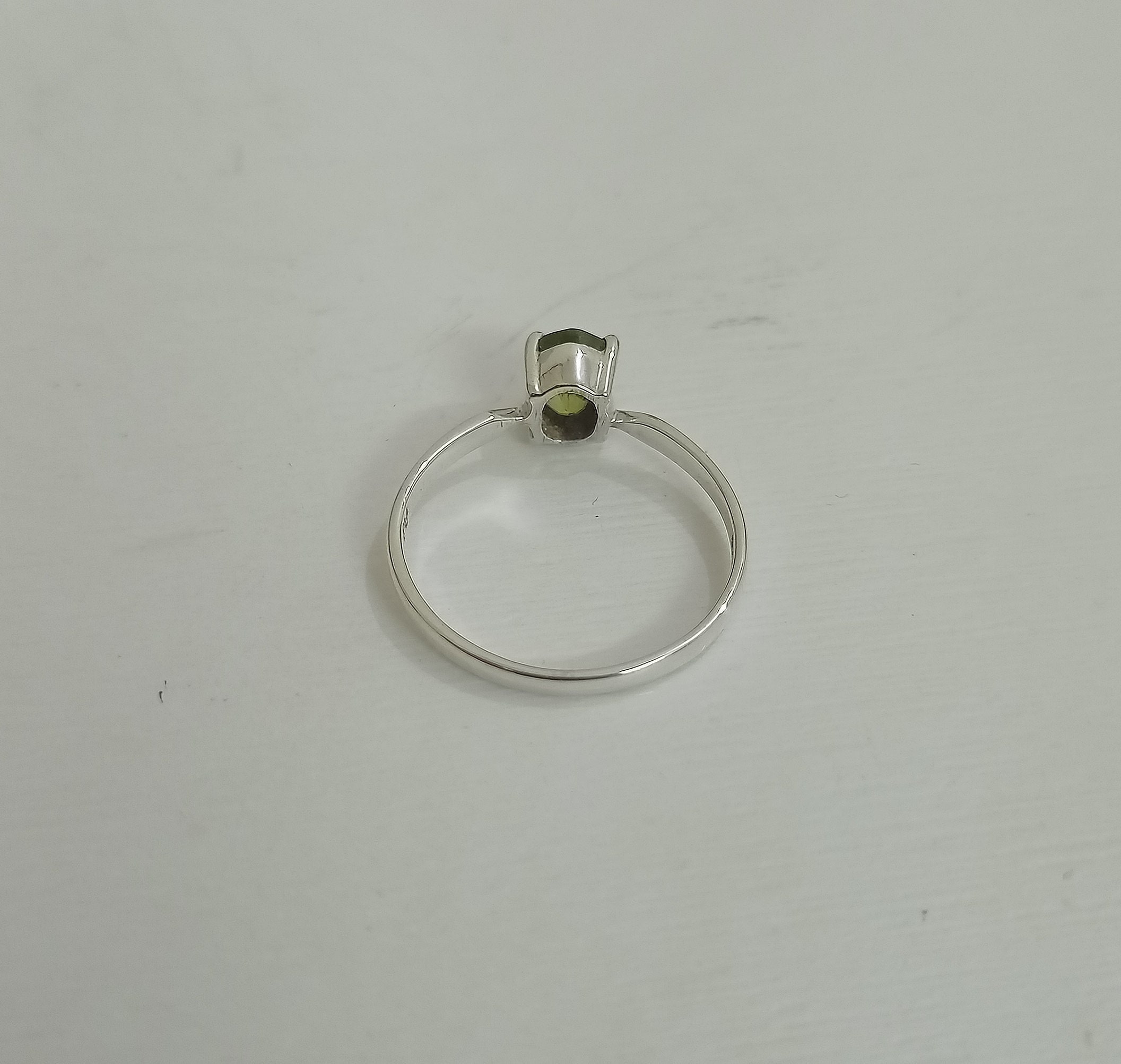 Peridot Ring 925 Sterling Silver Handmade Ring Natural - Etsy