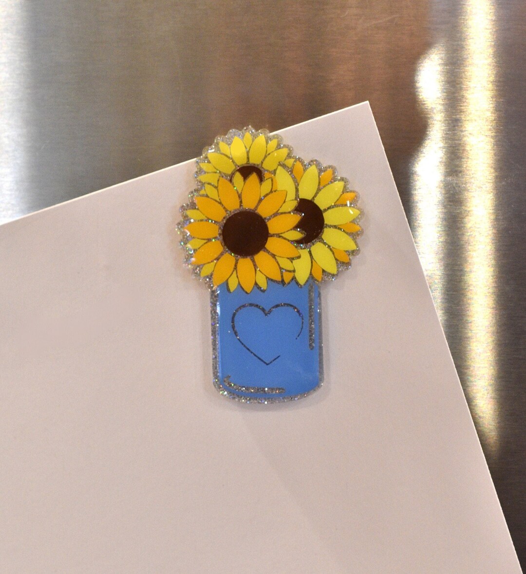 Sunflower Magnet, Flower, Floral, Summer, Aesthetic, Farmhouse, Country ...