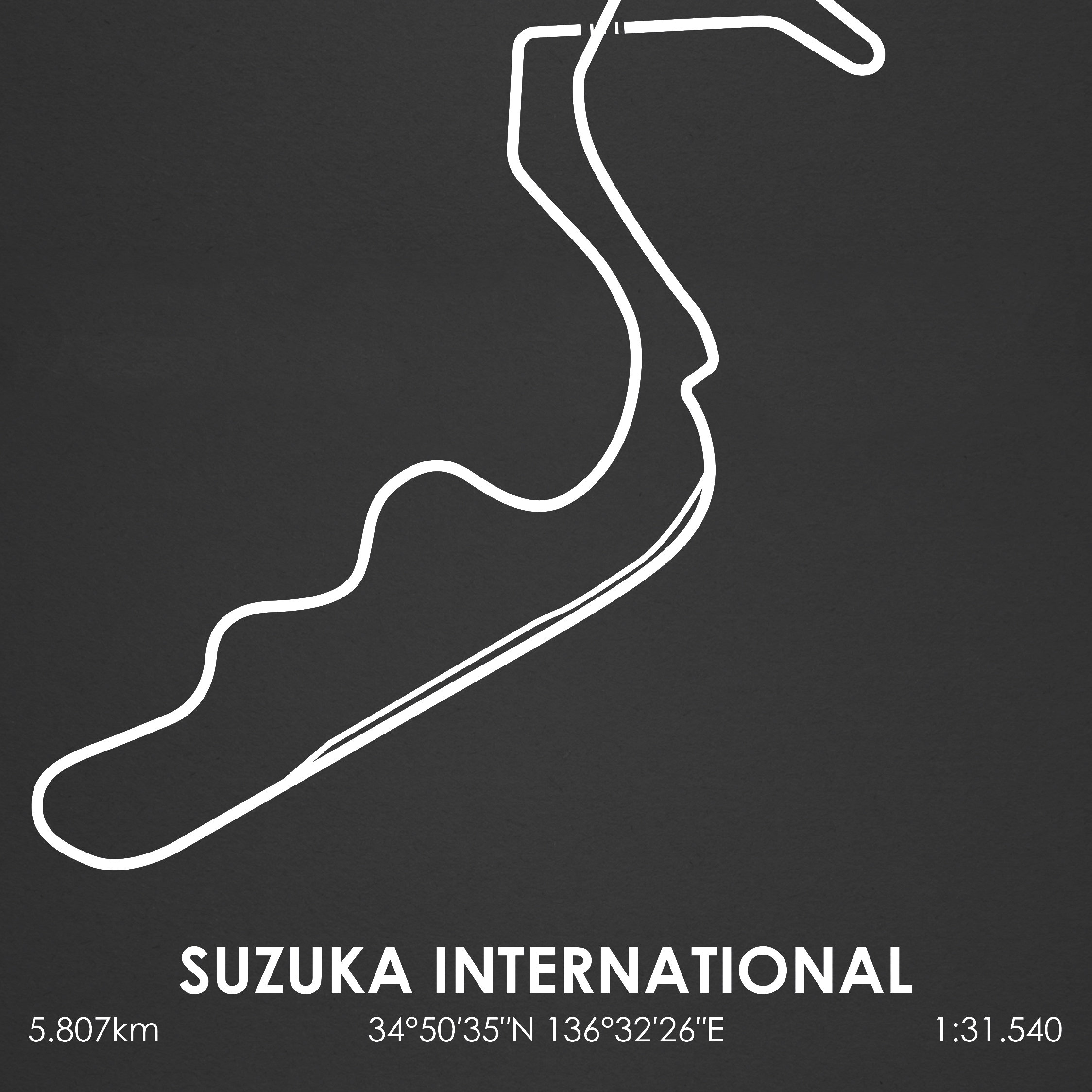 Formula 1 Suzuka Circuit Poster - Etsy