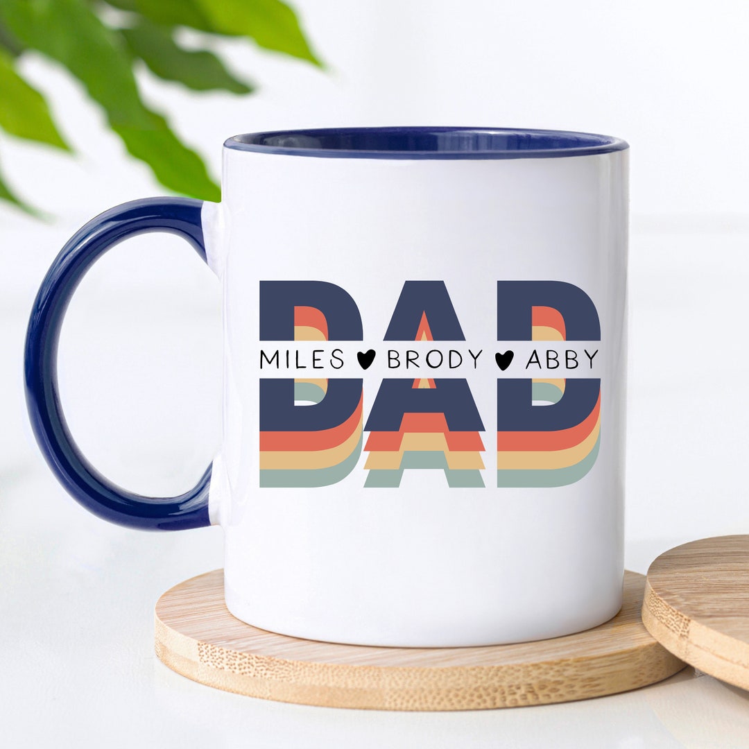 Dad Mug Fathers Day Mug Retro Dad Cool Dad Mug Christmas - Etsy