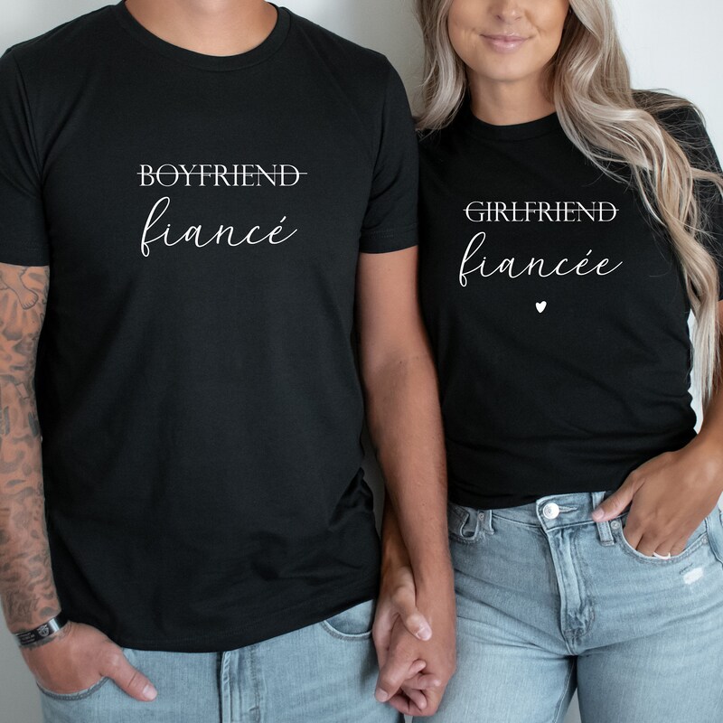 Engagement Couple Shirts - Etsy