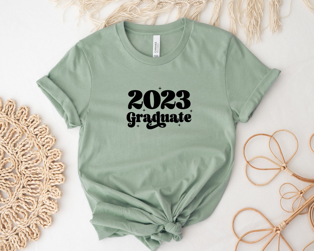 Grad 2023 Sweatshirt, Tee Shirt, Grad Gift for Her, Bella Shirt, Retro ...