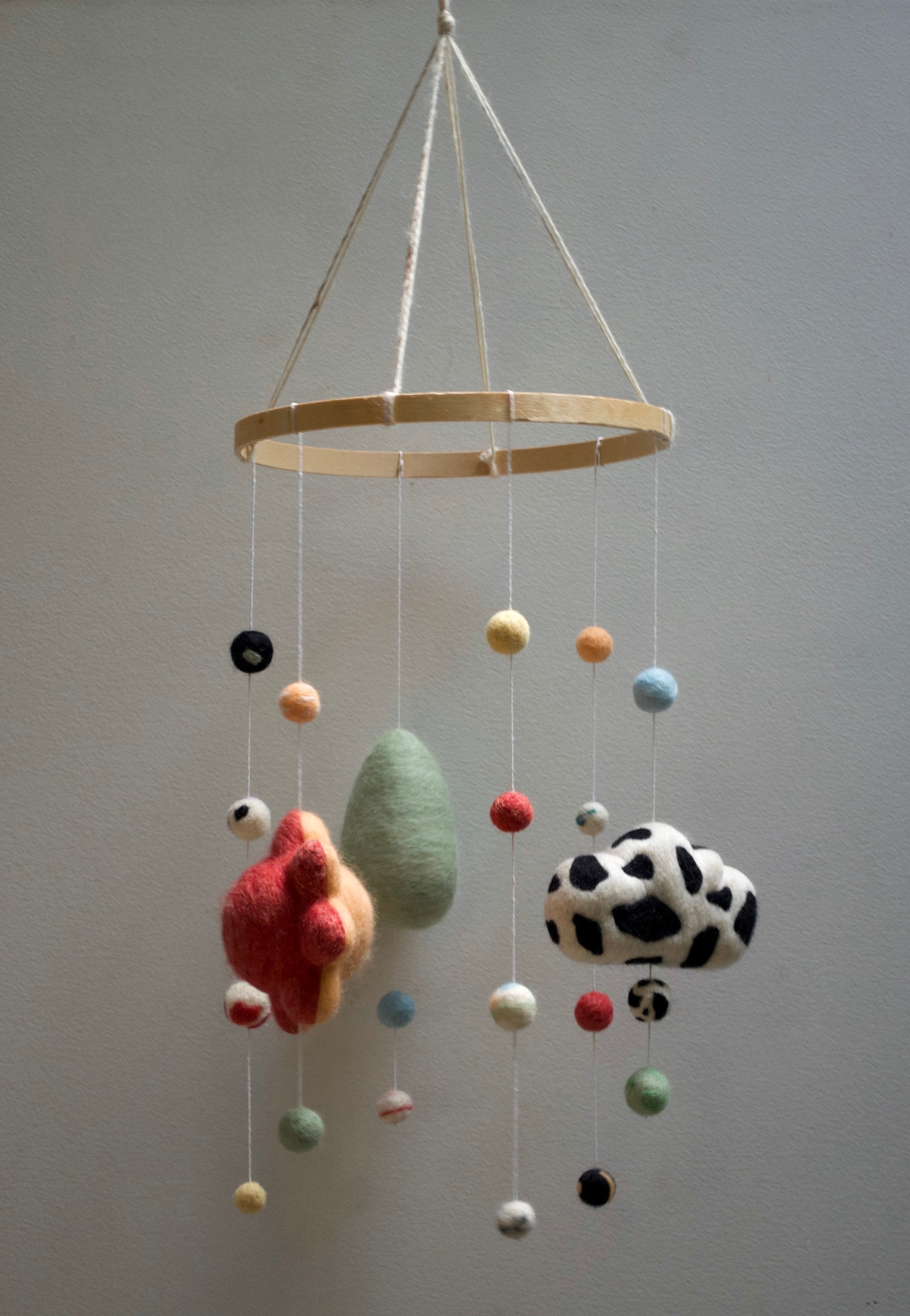 Custom Felt Baby Mobile. Made to Order. Custom Mobile. Needle Felted ...