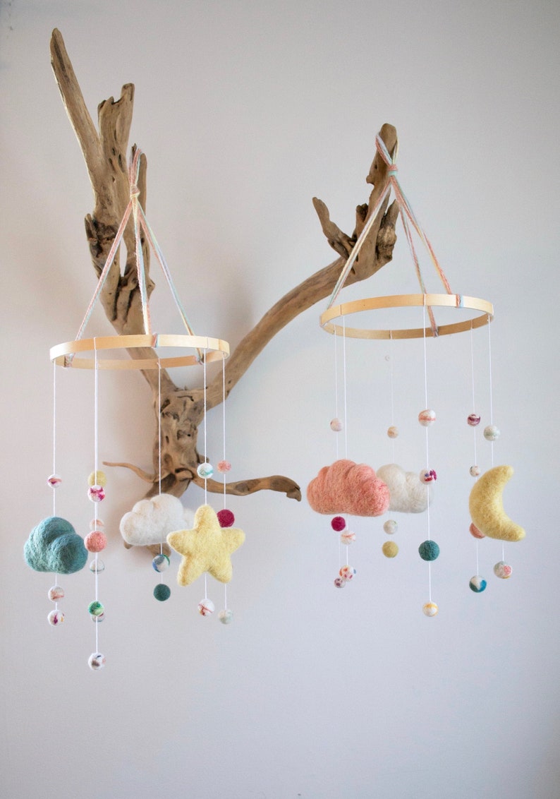 Custom Felt Baby Mobile. Made to Order. Custom Mobile. Needle Felted ...