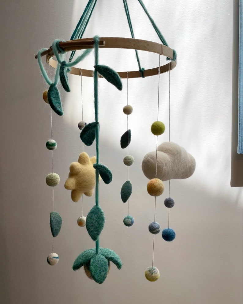 Custom Felt Baby Mobile. Made to Order. Custom Mobile. Needle Felted ...