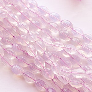 Scorolite Lavender Quartz Oval Shape Step Cut Beads, 6x9mm to 10x13mm ...