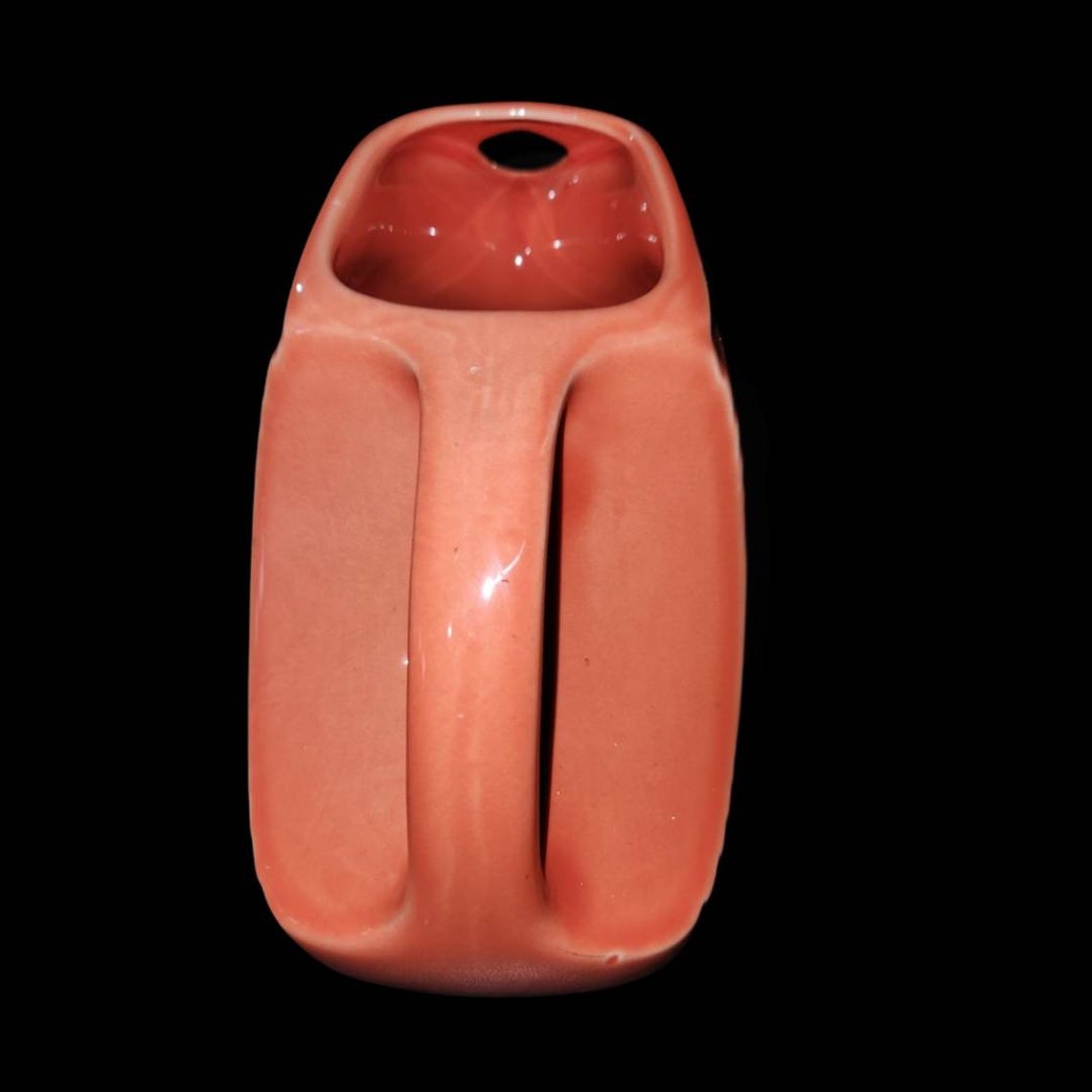 Fiestaware Pitcher Persimmon Large Disk Pitcher by Homer Laughlin USA ...