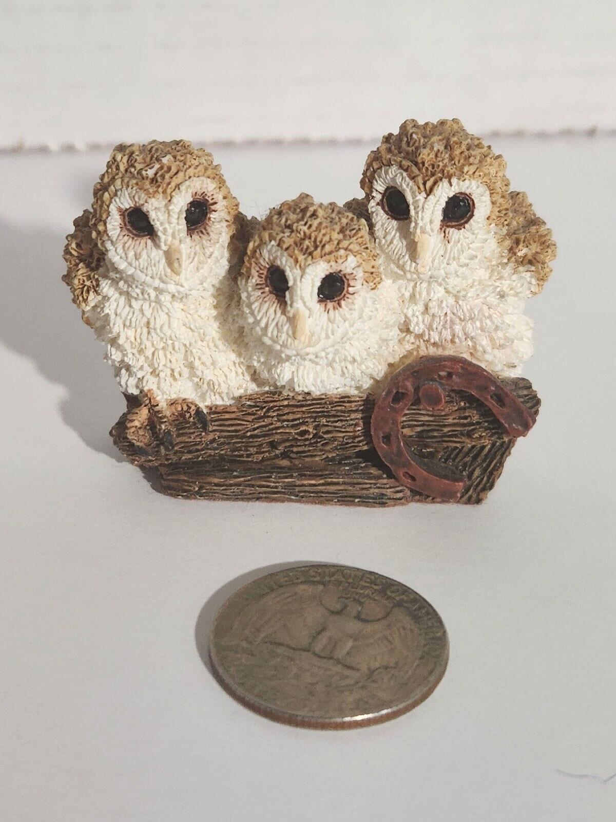 Barn Owls Figurine by Stratford Collection / Country Artists 1990s Make ...