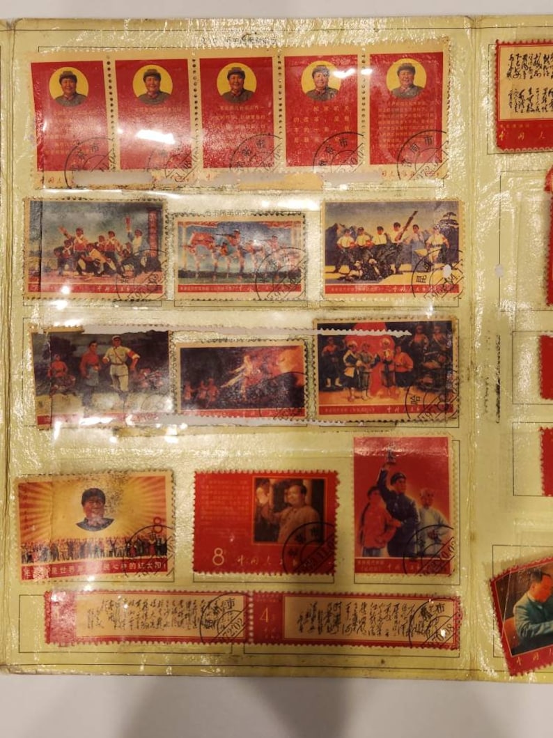 Rare Chairman, Mao Zedong China 76 Stamps in Collection in Booklet - Etsy