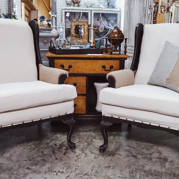 Wing Back Chair - Etsy