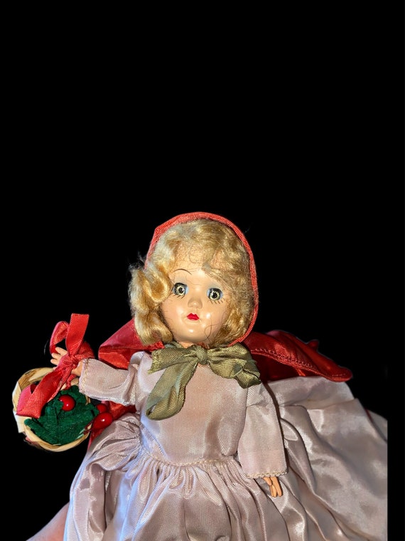Vintage 1940's Little Red Riding Hood Plastic Sleeping - Etsy