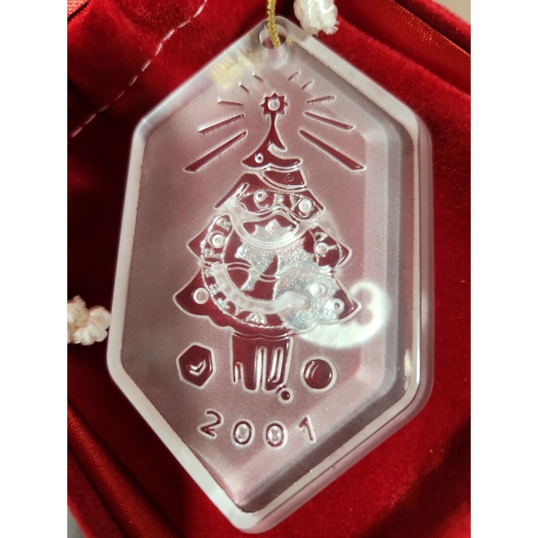 Waterford Songs of Christmas O' Christmas Tree 2001 Crystal Tree ...