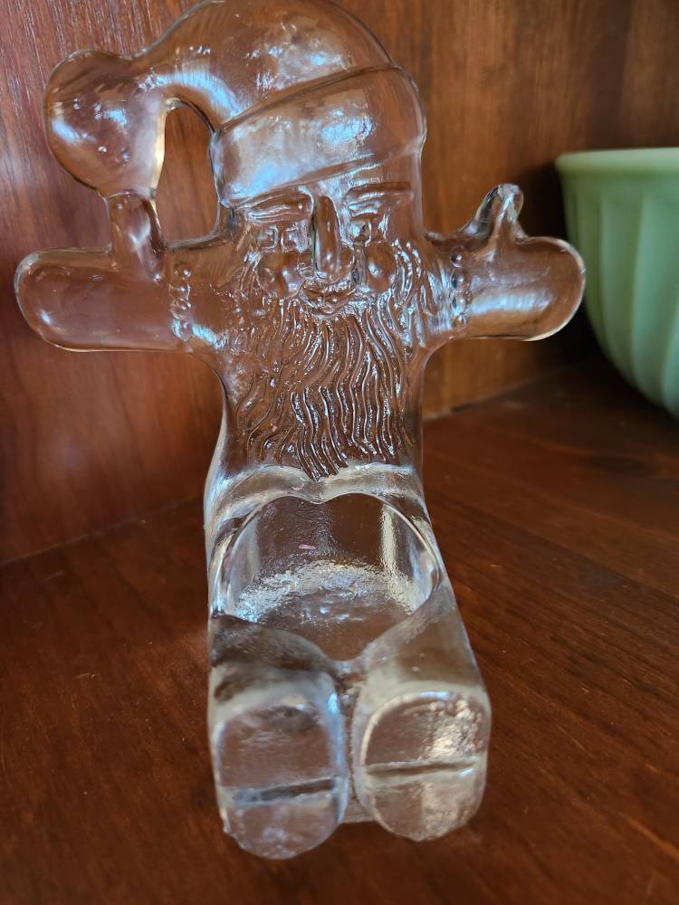 Vintage Swedish 1970s Kosta Boda Santa Crystal Votive Candle Holder ...