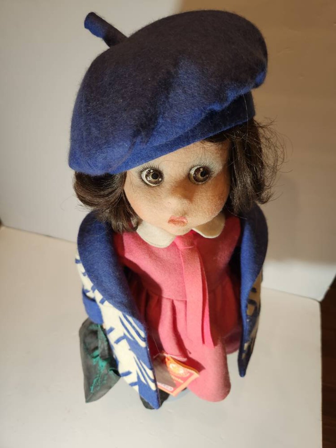 Vintage Lenci Italian Felt Doll Hand Painted Face - Etsy