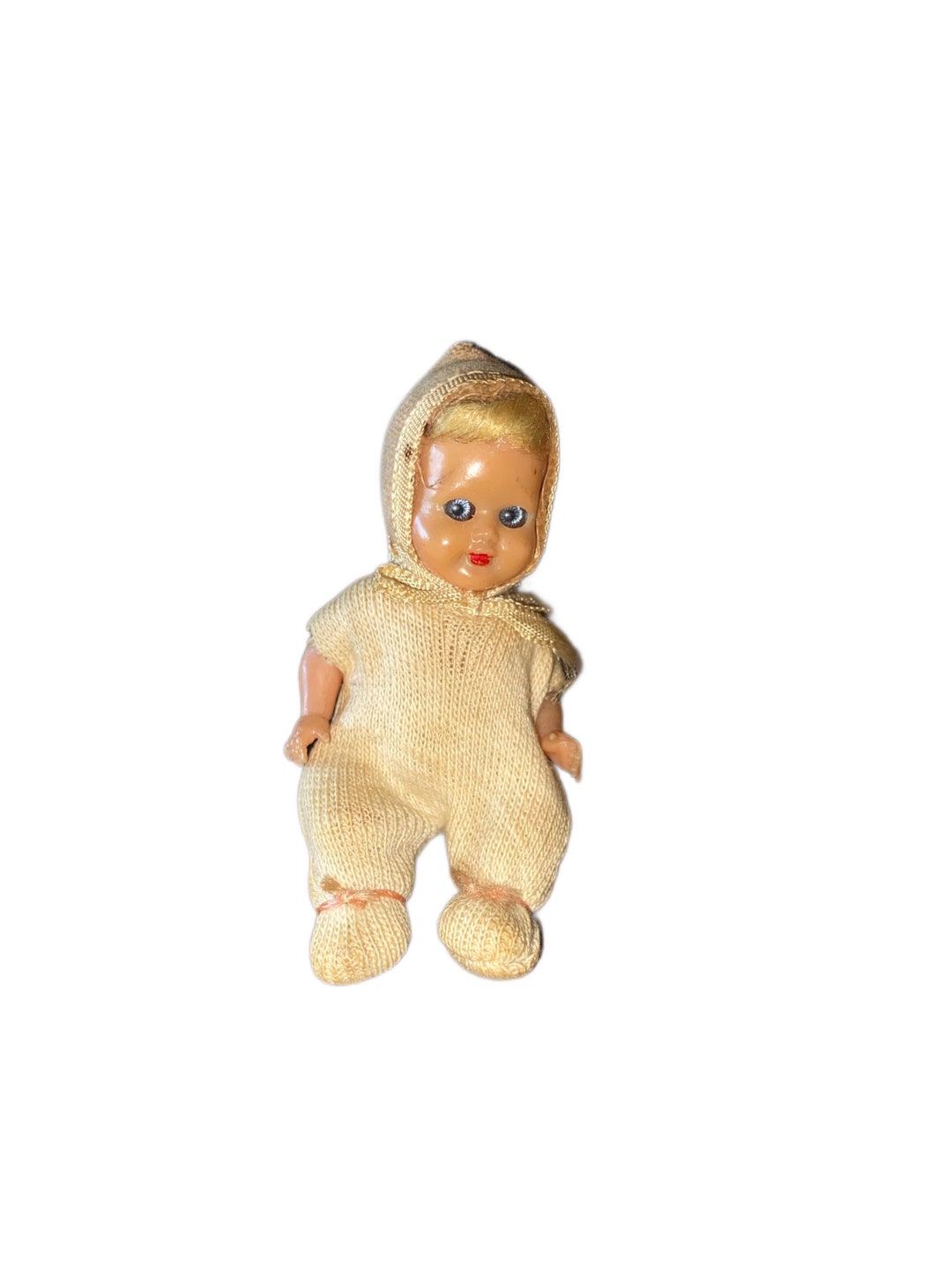 3 Inch Miniature Jointed Baby Girl Doll With Blinking Eyes - Etsy