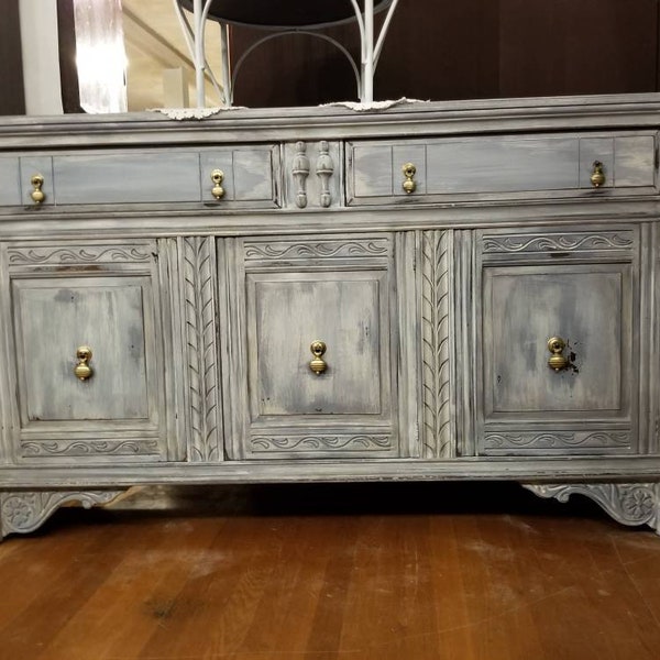 Painted Buffet - Etsy