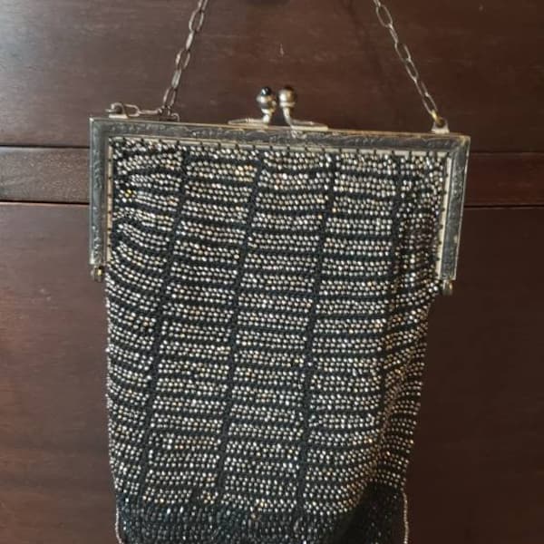 Vintage Beaded Bag - Etsy