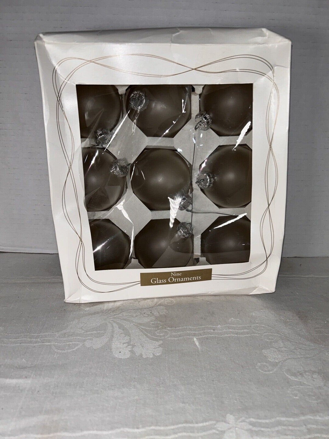 Vintage Box Set of Nine Orb Glass Ornaments Original Packaging 1997 - Etsy