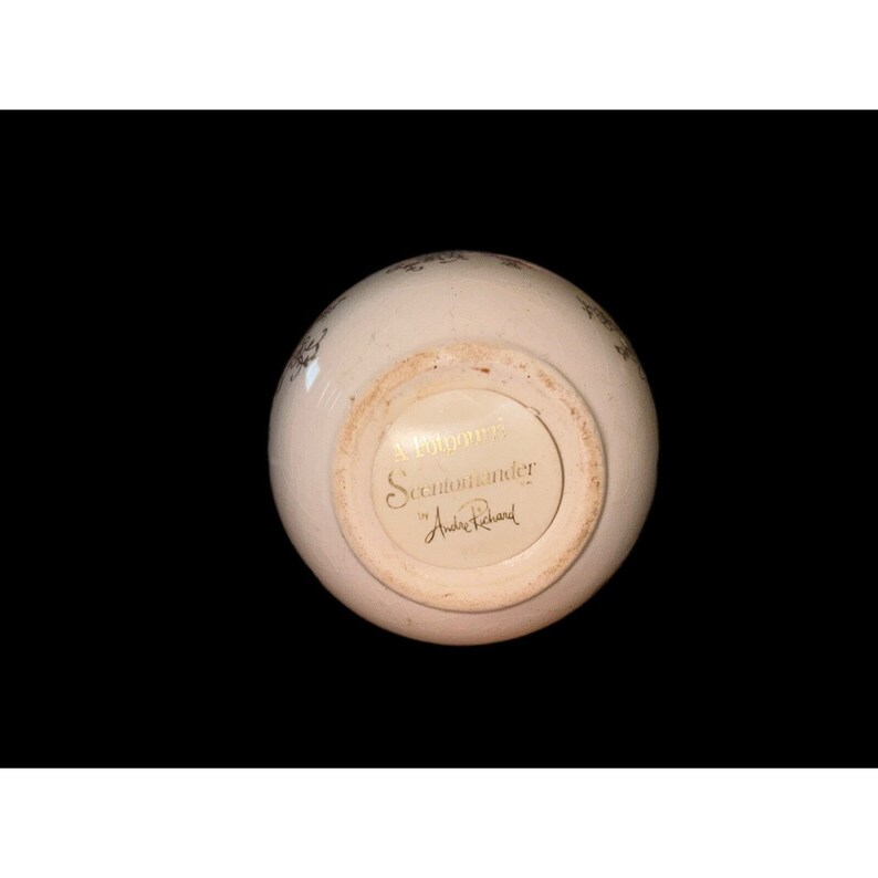 Vintage Ceramic Pomander Ball W/ Gold Angels Scentomander by Andre ...