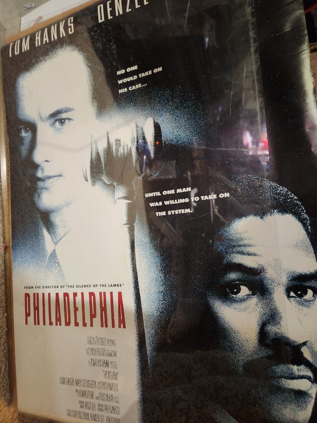 Philadelphia (1993) Tom Hanks and Denzel Washington Video Store Movie ...