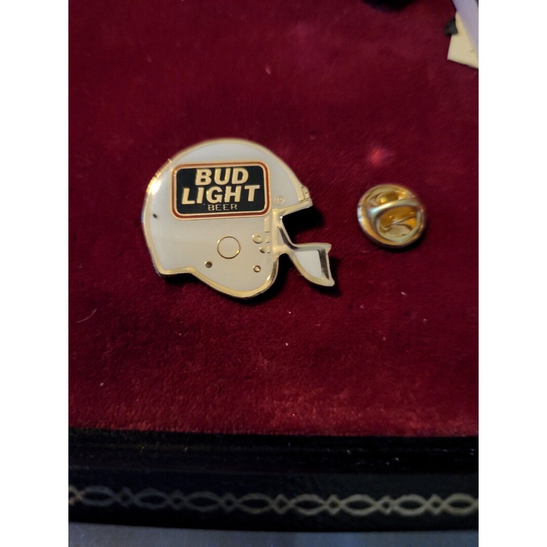 Bud Light Beer Budweiser White Football Helmet Pin (P005 B) - Etsy