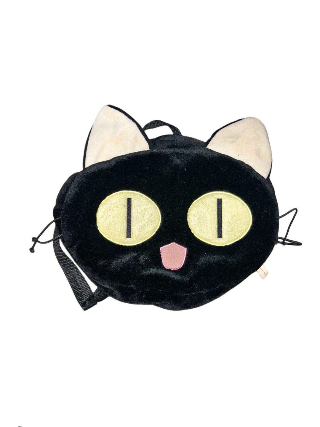 1998 Trigun Anime Kuroneko Sama Cat Head Vintage Kawaii Plush Backpack ...