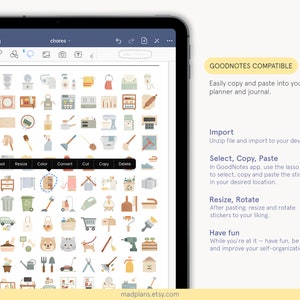 Digital Icon Sticker Bundle Goodnotes Sticker Individual - Etsy