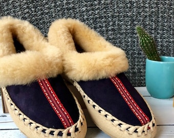Fuzzy slippers | Etsy