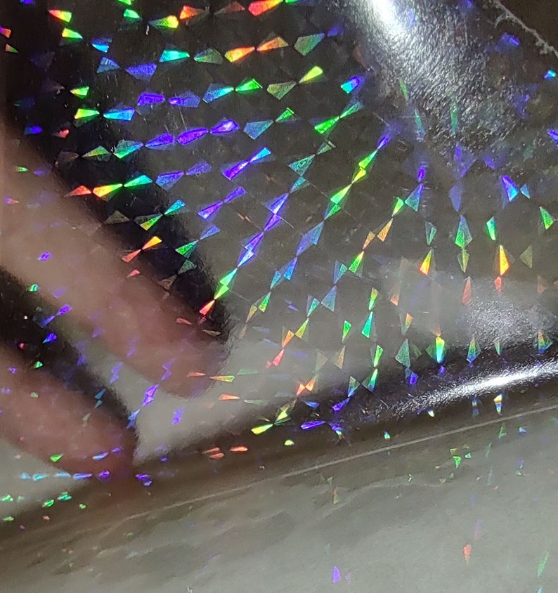 Holo Prism Sticker Film - 8"x10" - 5 Sheets Transparent Cold Lamination ...
