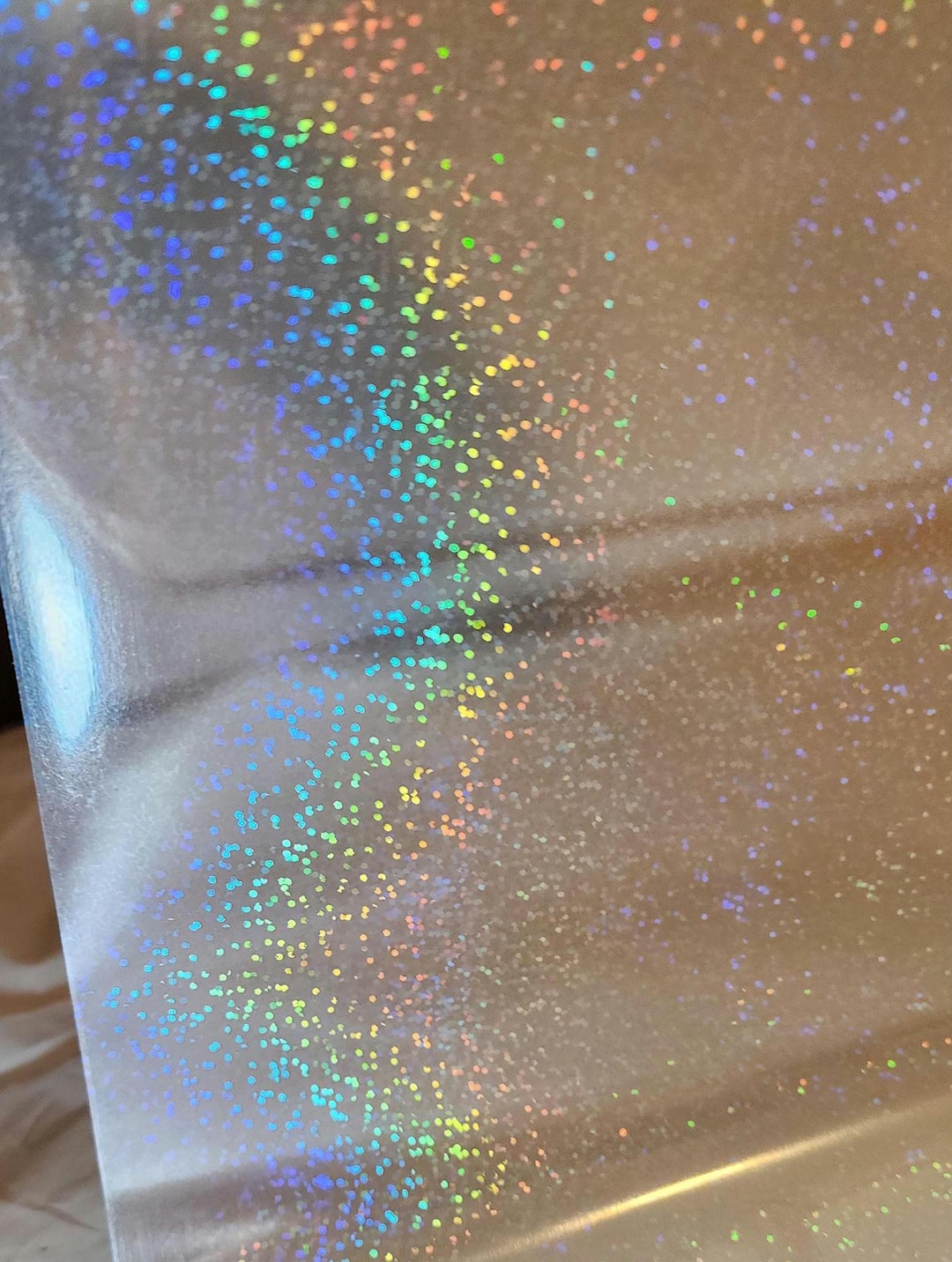 Holo Sparkle Sticker Film - 8" X 11.5" Transparent Cold Lamination for ...