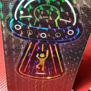 Holo Prism Sticker Film - 8"x10" - 5 Sheets Transparent Cold Lamination ...