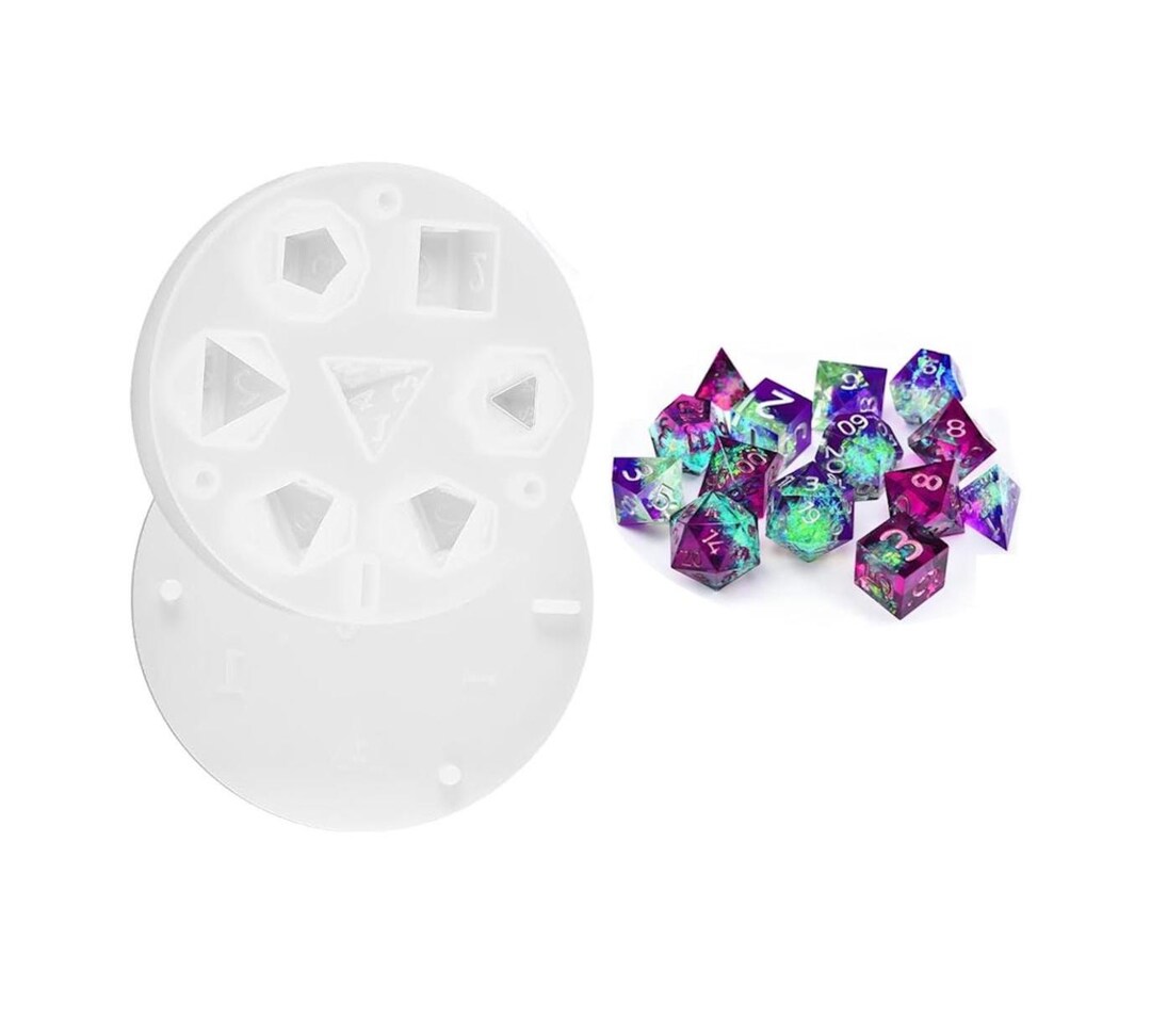 Dice Mold for Resin - DIY Tabletop Games Board Games Fantasy Sci-fi ...