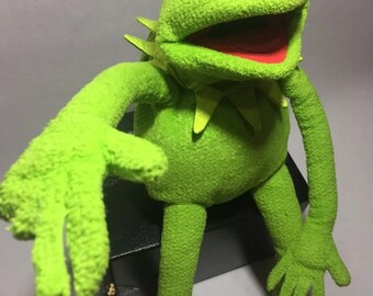 Kermit the frog puppet | Etsy