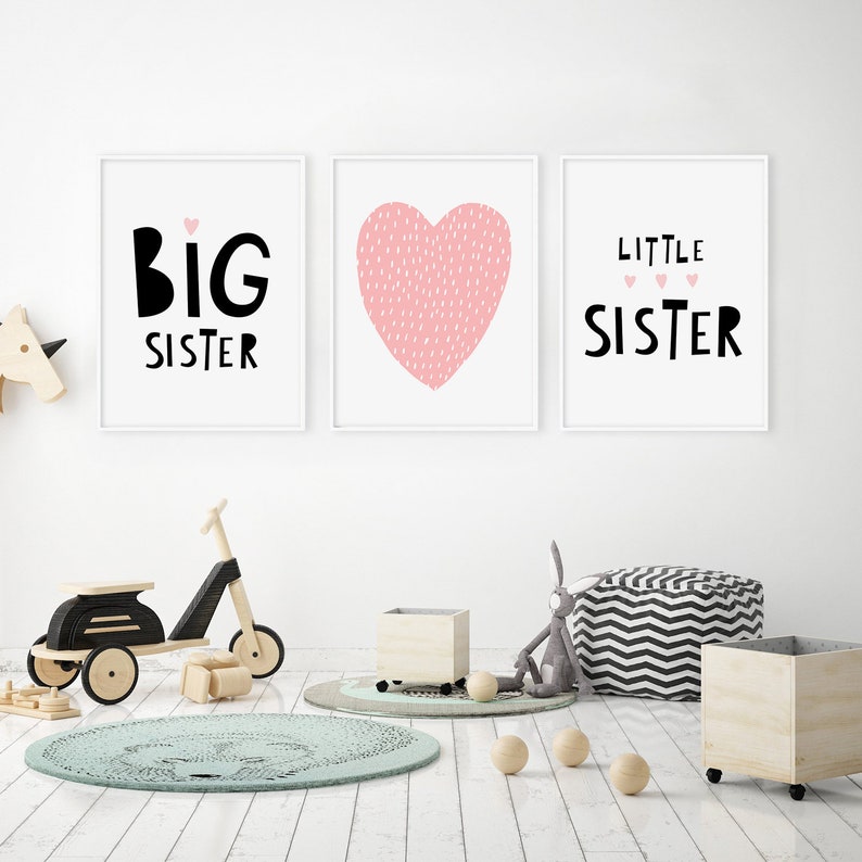 Girls Bedroom Decor Printable Wall Art for Girls Nursery | Etsy