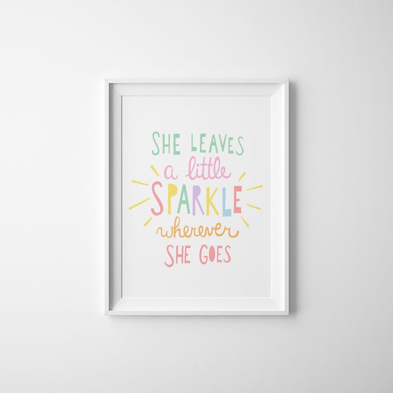 She Leaves a Little Sparkle Wherever She Goes - Etsy