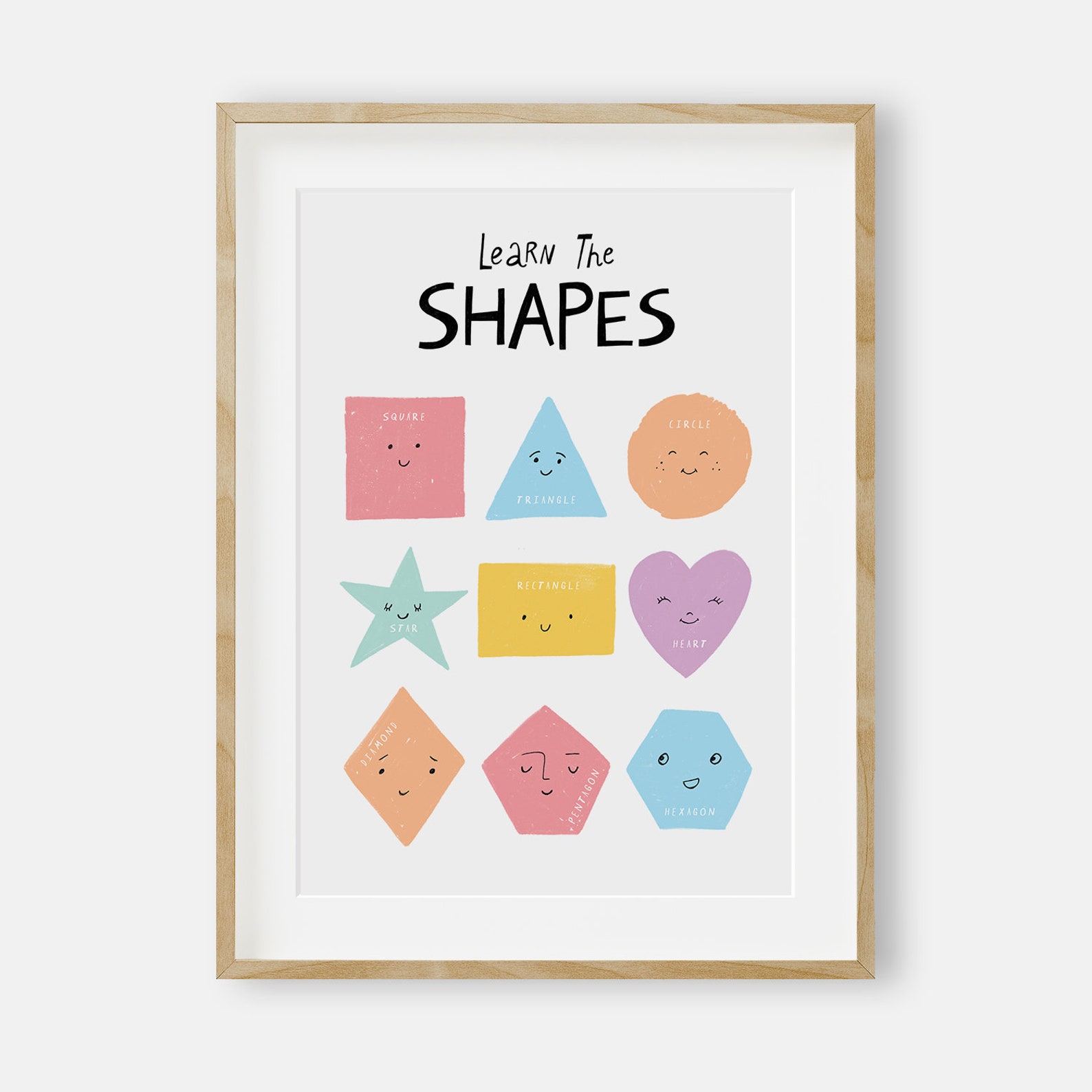 Educational Wall Art Nursery Decor Kids Wall Art Nursery - Etsy