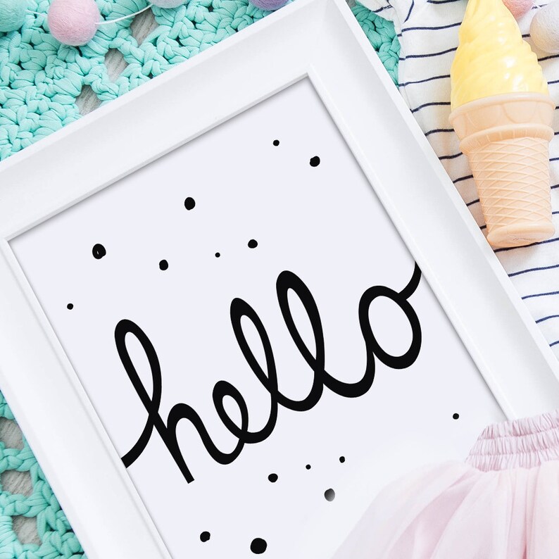 Playroom Wall Art Gender Neutral Print Nursery Printable - Etsy