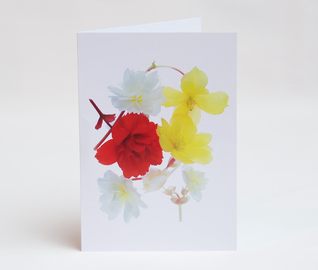 Flowerlets - Notelets – Thank You Cards - Pack of 5 With Envelopes ...