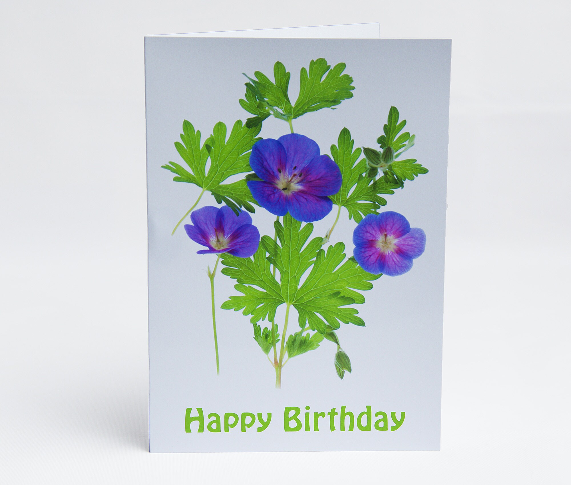 Geranium Birthday Card for Her - Etsy