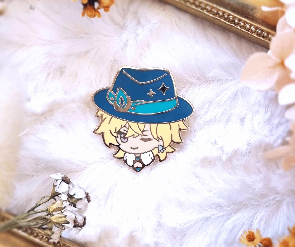 Honkai Star Rail Aventurine and Dan Heng Imbibitor Lunae Enamel Pin ...