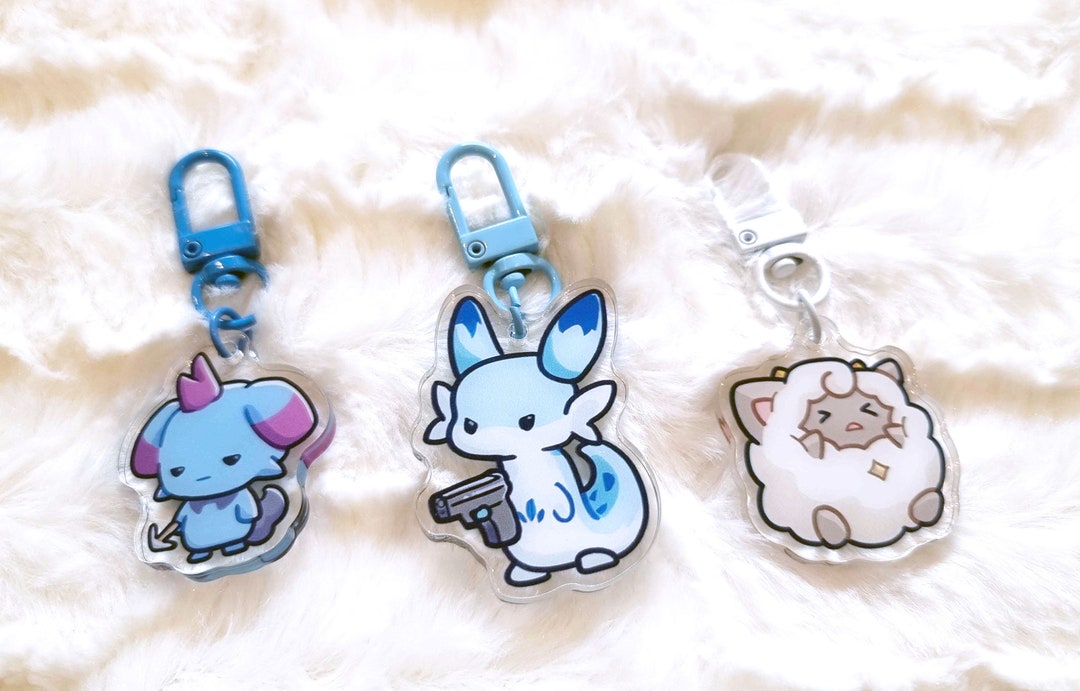 Mini Palworld Charms - Featuring Chillet, Lamball and Depresso - Etsy